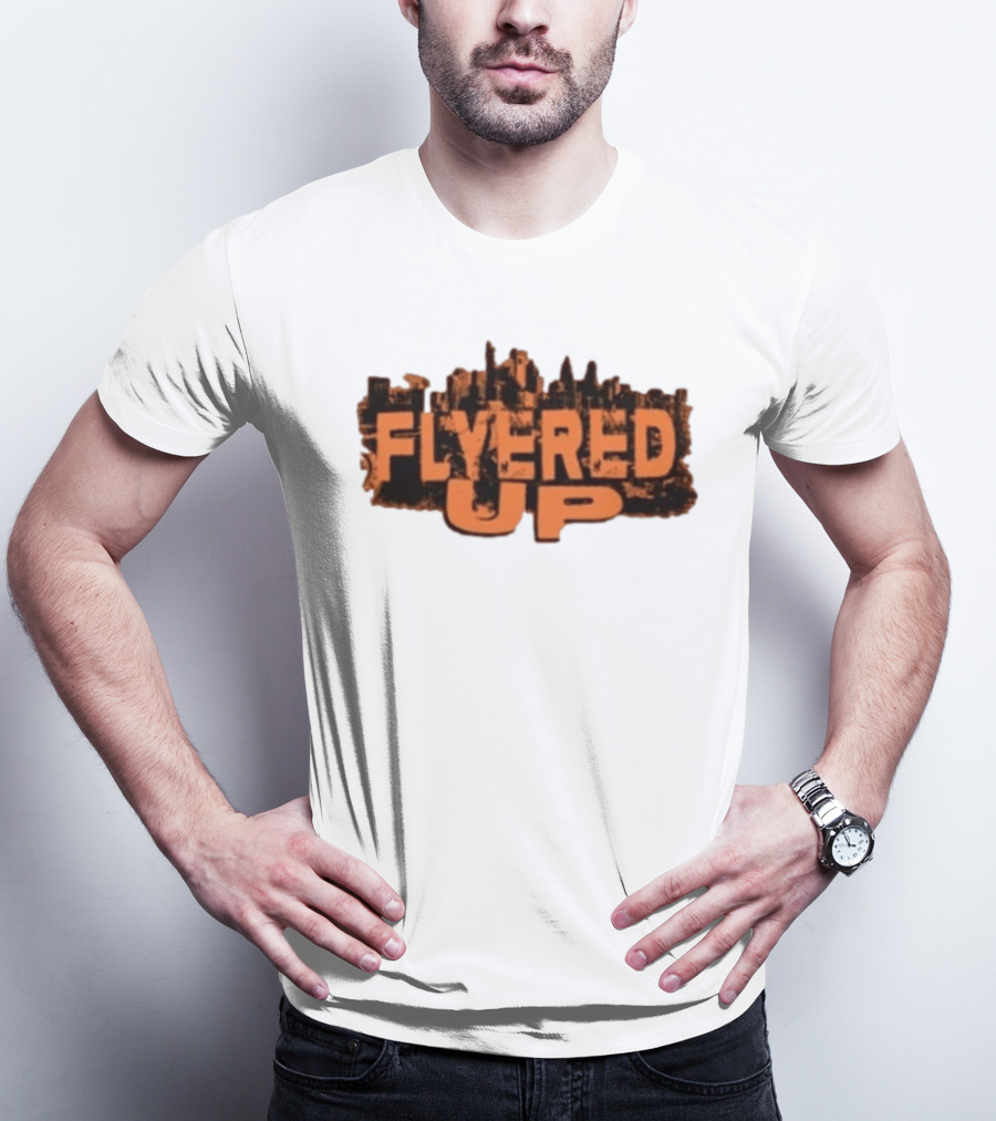 Flyered Up Urban Skyline T-Shirt