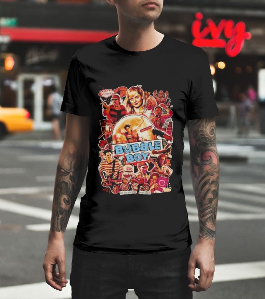 Bubble Boy Las Vegas Adventure Life's An Adventure Don't Blow It T-Shirt