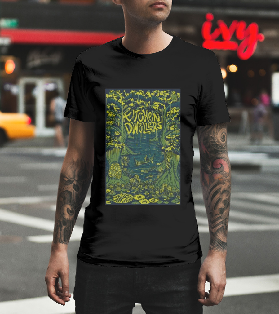 Kitchen Dwellers March 13 15 2026 Charleston SC Pour House Tour T-Shirt
