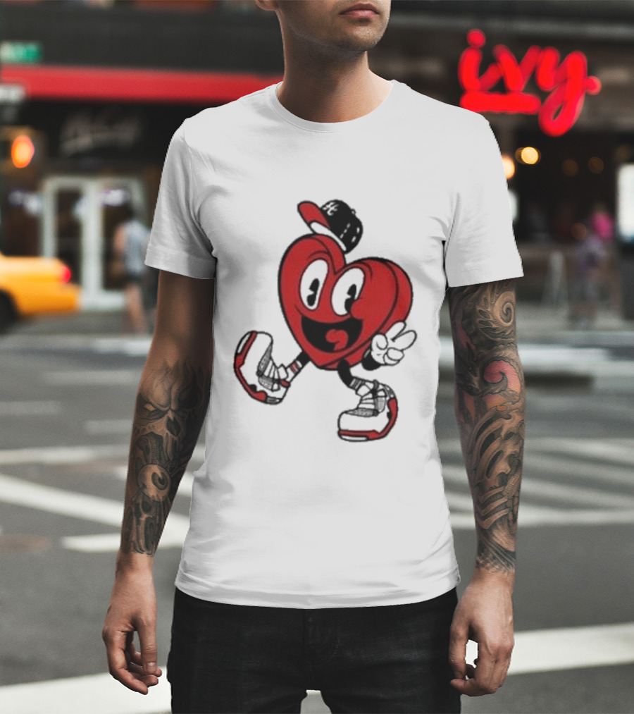 Hulvey Love Like That Heart Character Cartoon T-Shirt