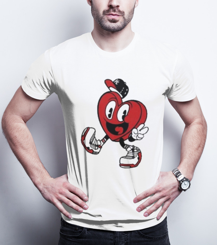 Hulvey Love Like That Heart Character Cartoon T-Shirt