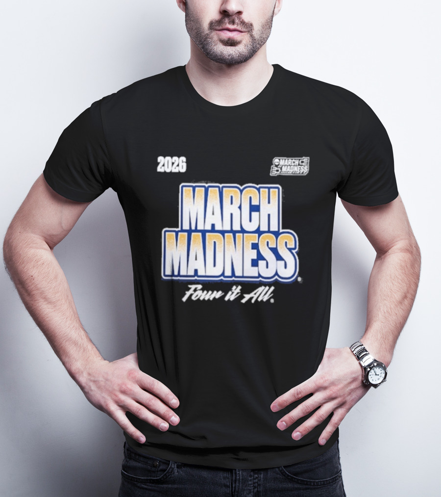 2026 NCAA Women's Basketball Tournament March Madness Power And Skill T-Shirt