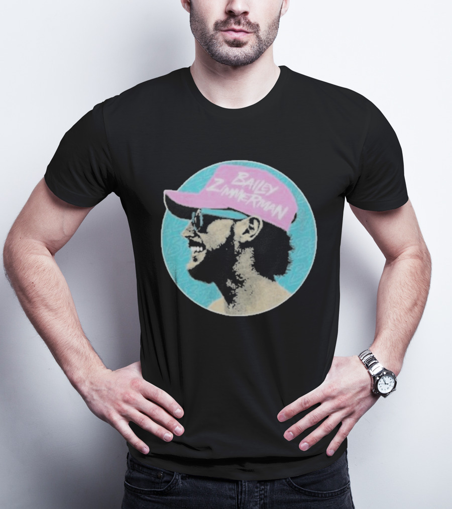 Bailey Zimmerman Circular Pink Hat Profile T-Shirt