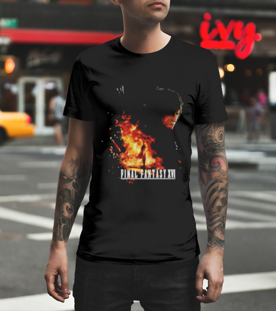 Ben Starr Final Fantasy XVI Fire Element T-Shirt