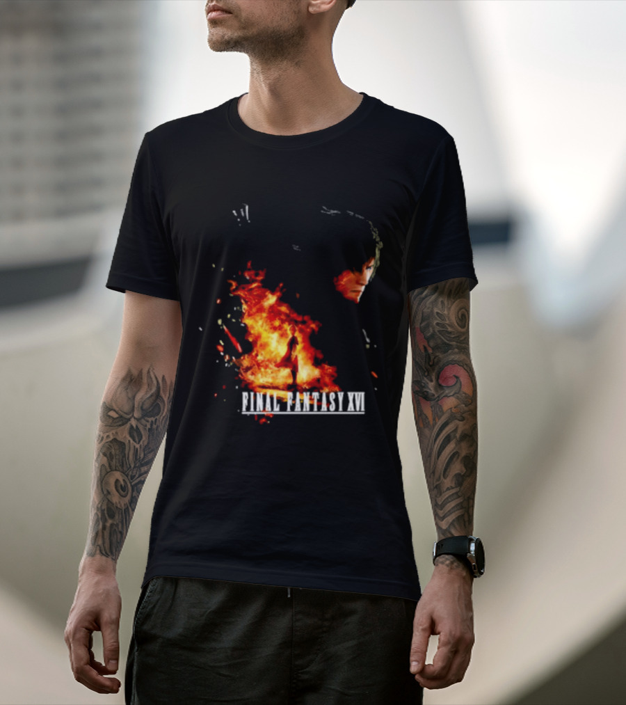 Ben Starr Final Fantasy XVI Fire Element T-Shirt