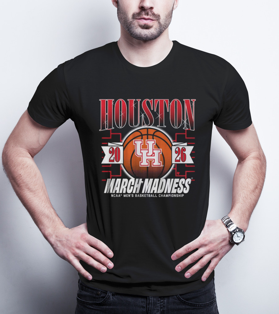 Houston Cougars 2026 NCAA Men's Basketball Championship March Madness T-Shirt