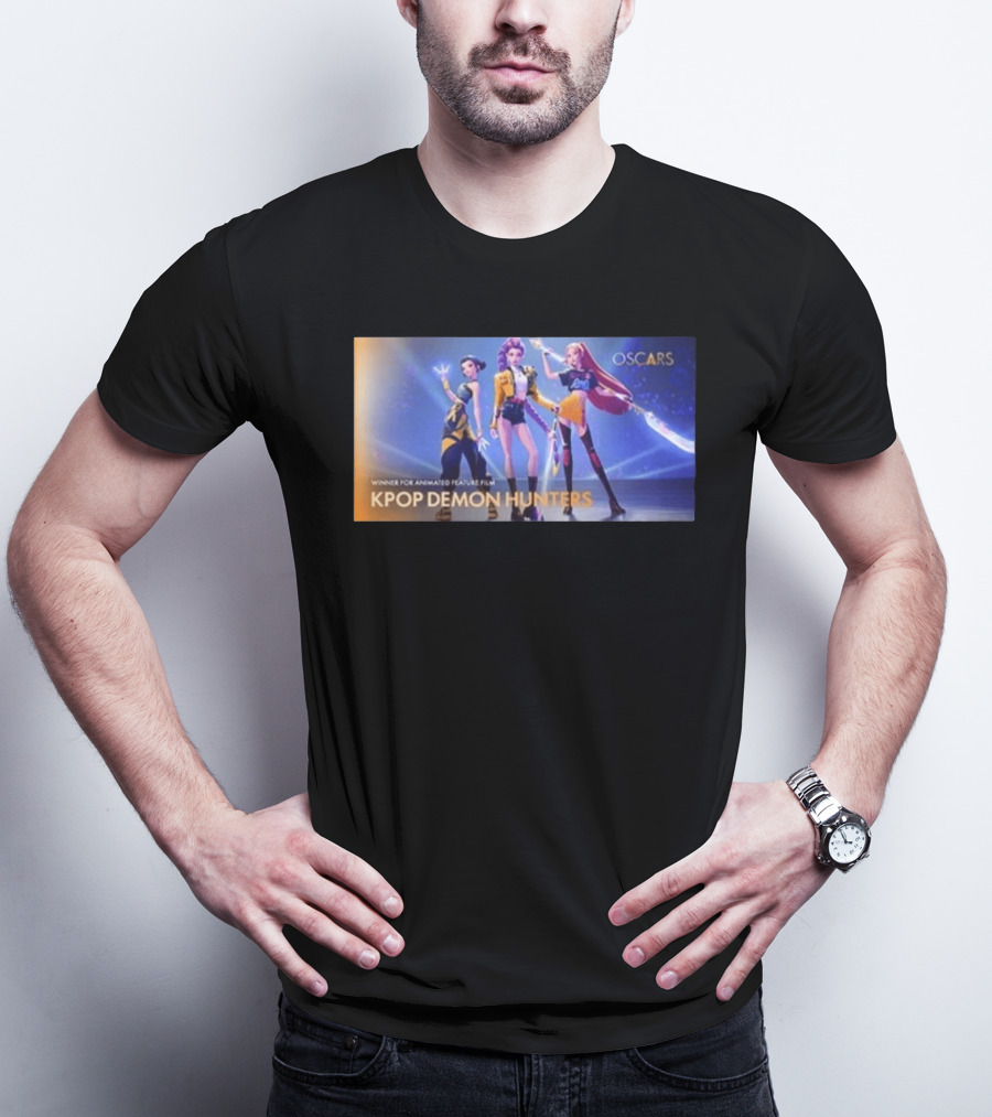 K Pop Demon Hunters Winner Oscar For Animated Feature Film Oscars T-Shirt