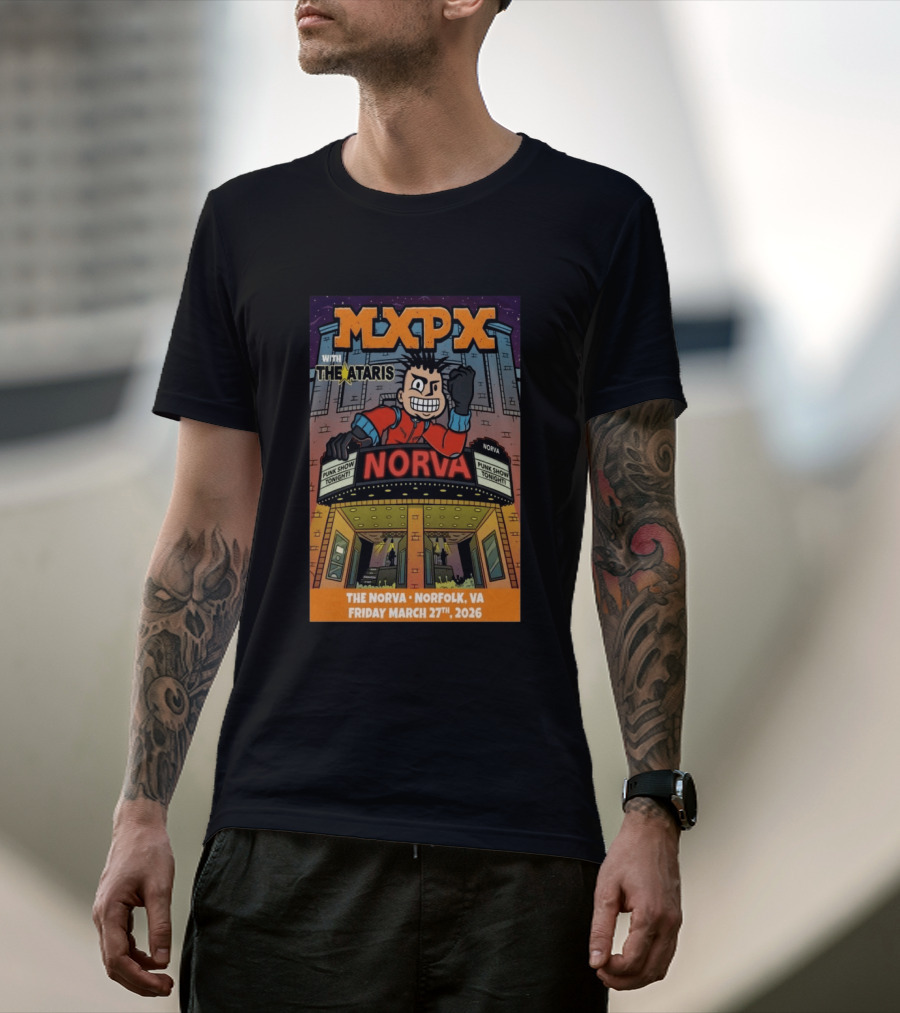 MxpX Norfolk VA Norva Punk Show March 27 2026 With The Ataris T-Shirt