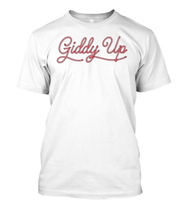 Jessie Ware Giddy Up Red Script T-Shirt