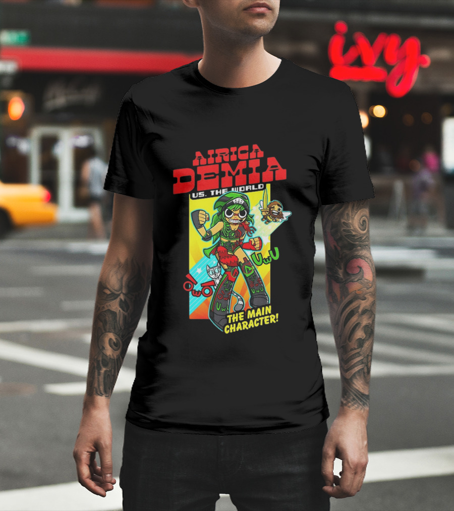 Airica Demia US The World Main Character Uwu T-Shirt