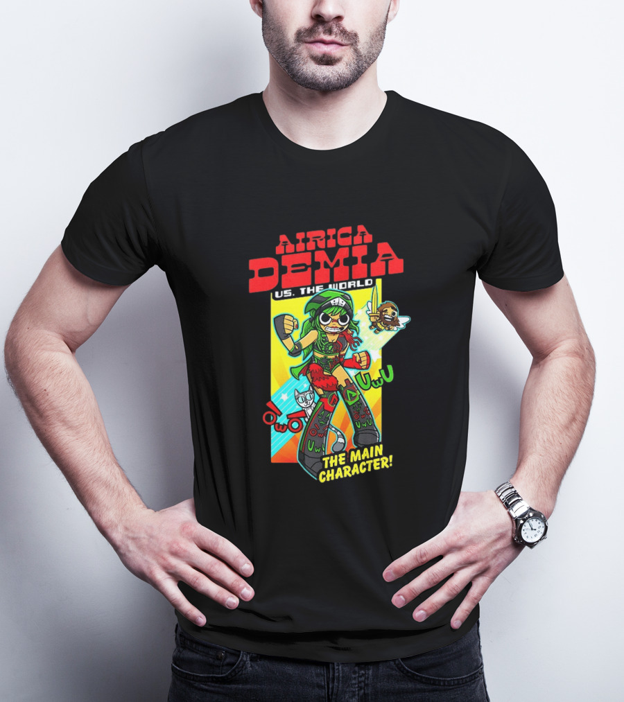 Airica Demia US The World Main Character Uwu T-Shirt