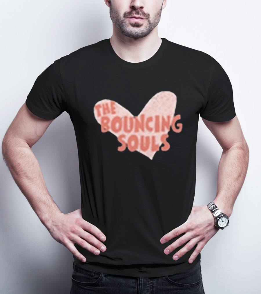 The Bouncing Souls Heart Shaped Hopeless Romantic T-Shirt
