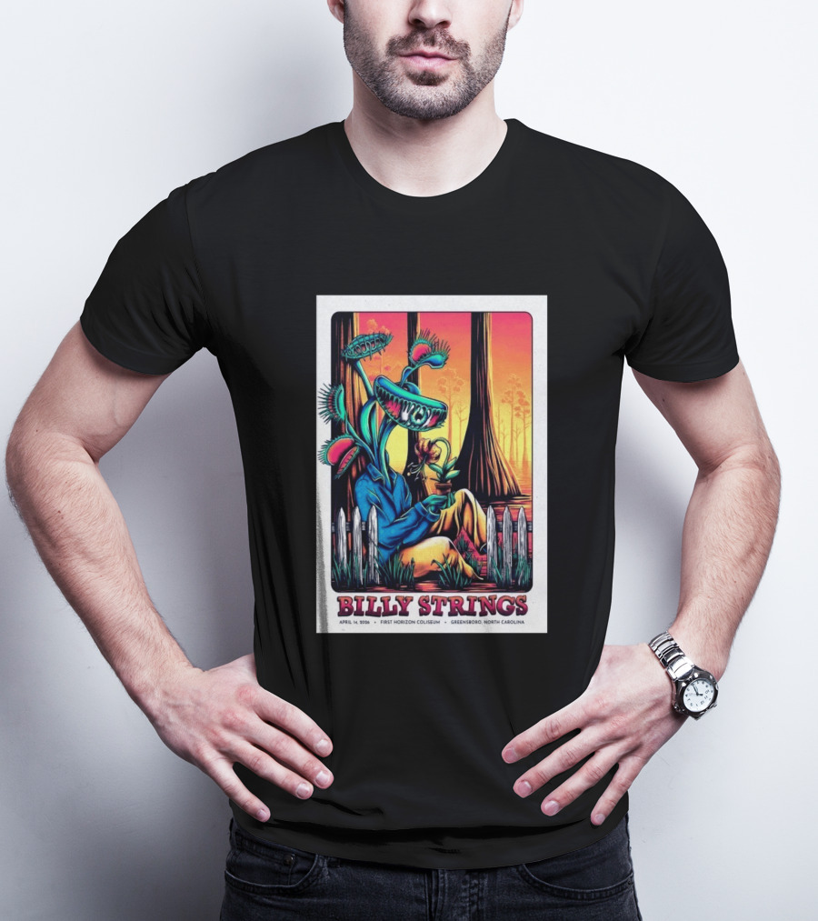 Billy Strings April 14 2026 First Horizon Coliseum Greensboro North Carolina Botanical T-Shirt