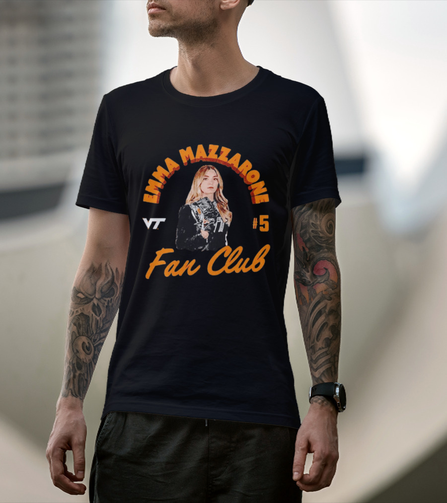Emma Mazzarone VT Hokies Fan Club #5 T-Shirt