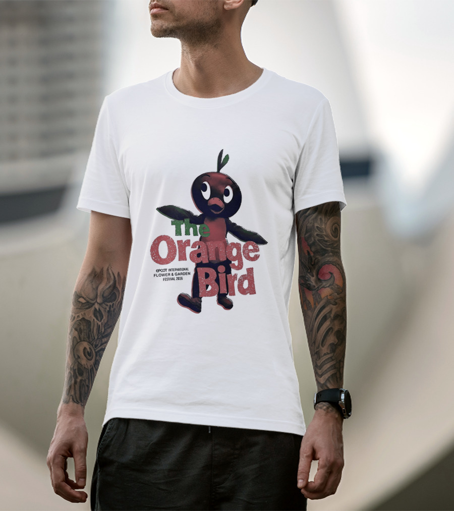 The Orange Bird Epcot Flower And Garden Festival 2026 Disney Parks Pavilion T-Shirt