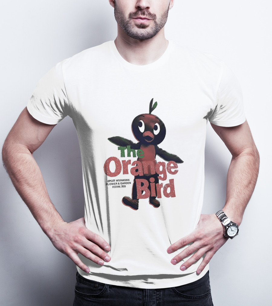 The Orange Bird Epcot Flower And Garden Festival 2026 Disney Parks Pavilion T-Shirt