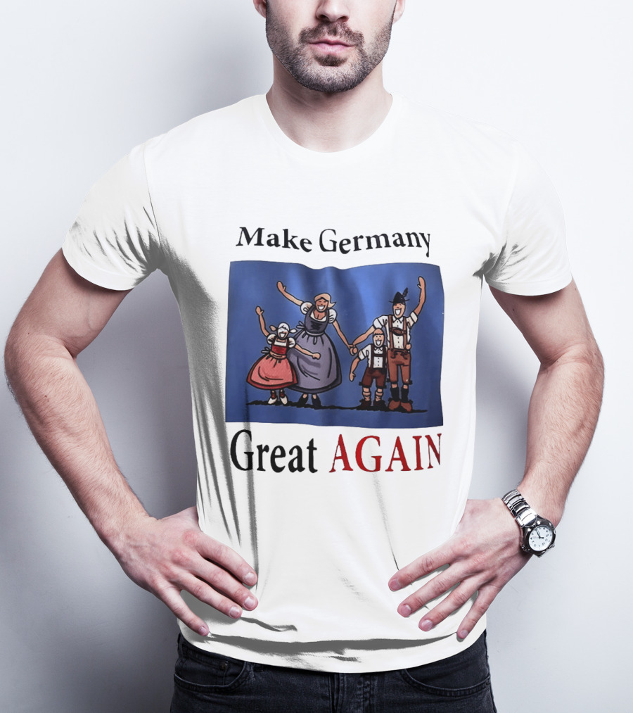 Make Germany Great Again Dirndl Lederhosen Family Celebration T-Shirt