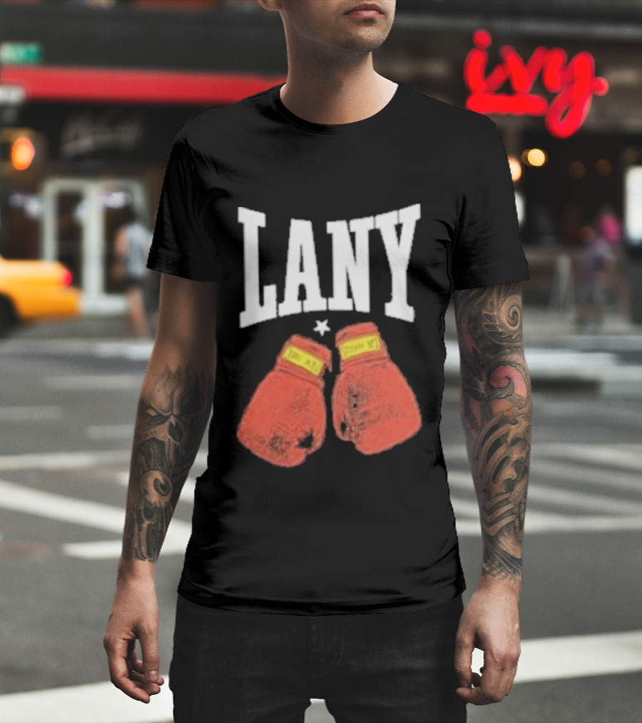 Lany Red Boxing Gloves Icon With Star T-Shirt