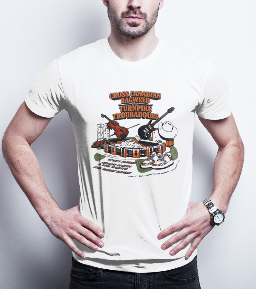 Cross Canadian Ragweed Turnpike Troubadours Whiskey Rock State Fair Grounds Oklahoma City T-Shirt