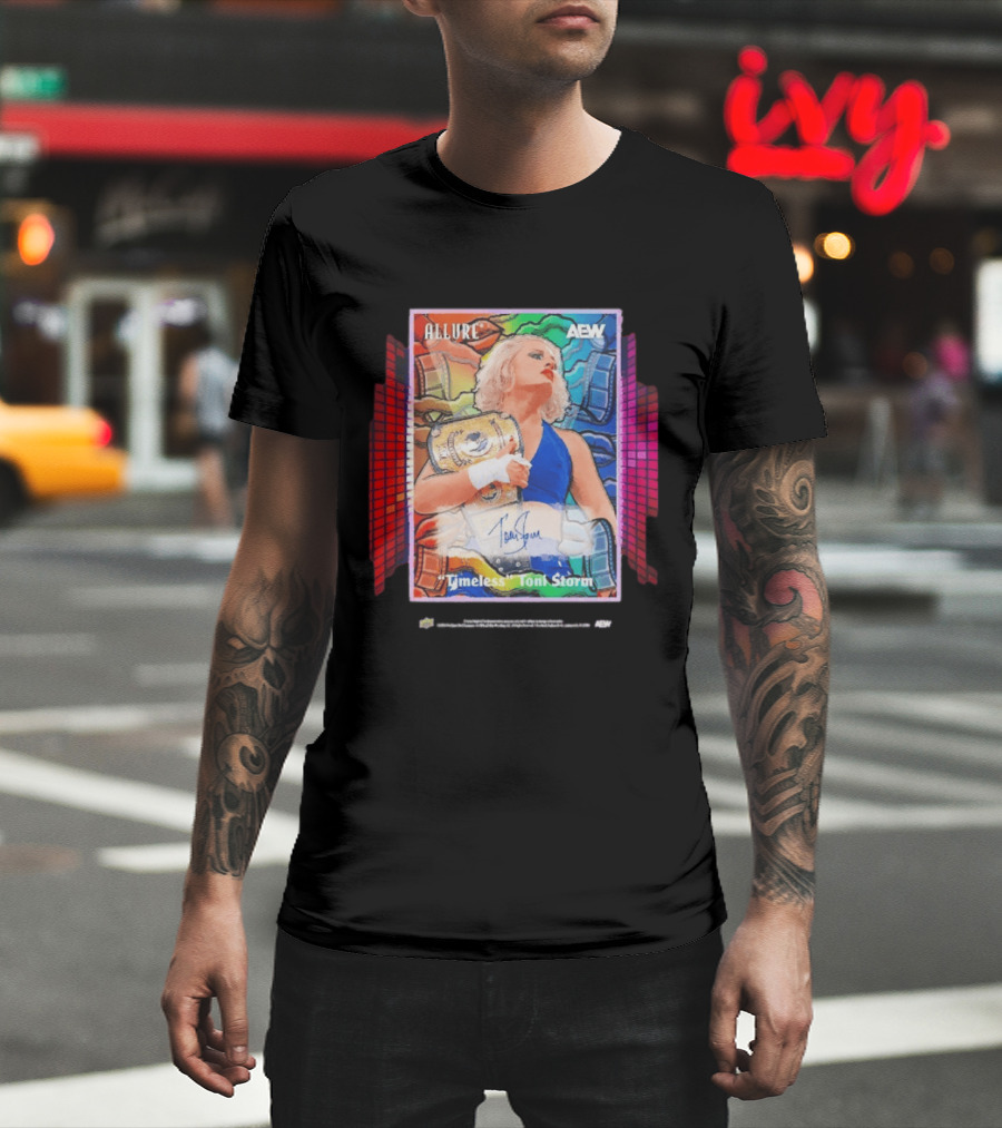 Allure Timeless Toni Storm AEW Upper Deck T-Shirt