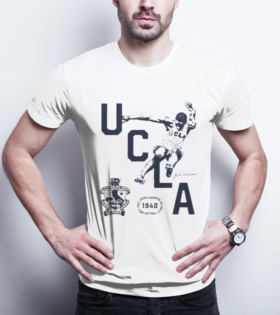 UCLA Jackie Robinson 1940 Long Jump National Champion Jackie Robinson Day 2026 T-Shirt