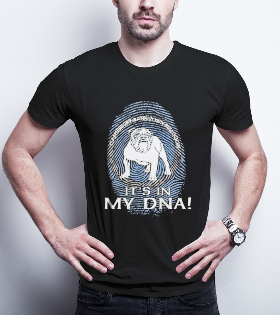 Canterbury Bankstown Bulldogs It's In My Dna Fan T-Shirt