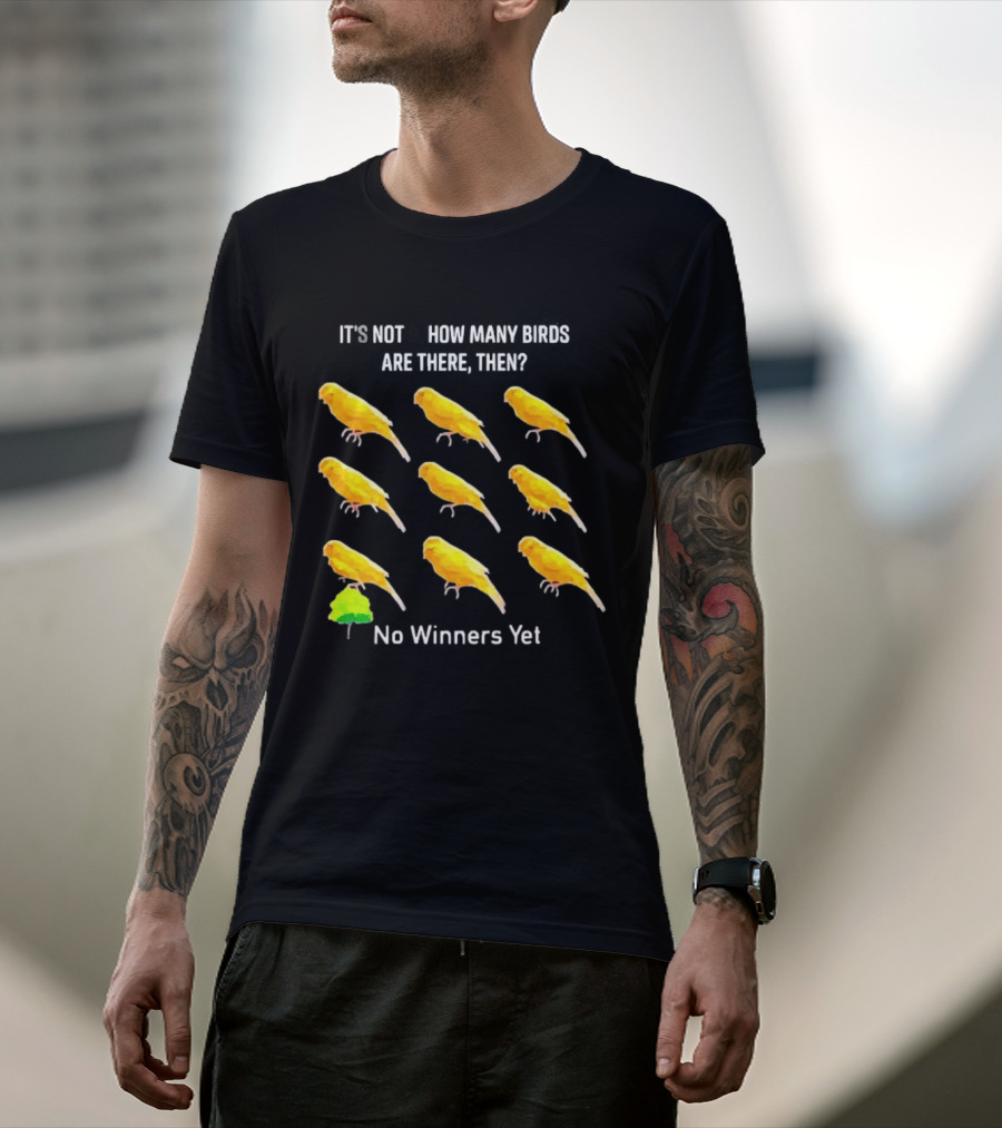 It's Not 9 How Many Birds Are There Then No Winners Yet T-Shirt