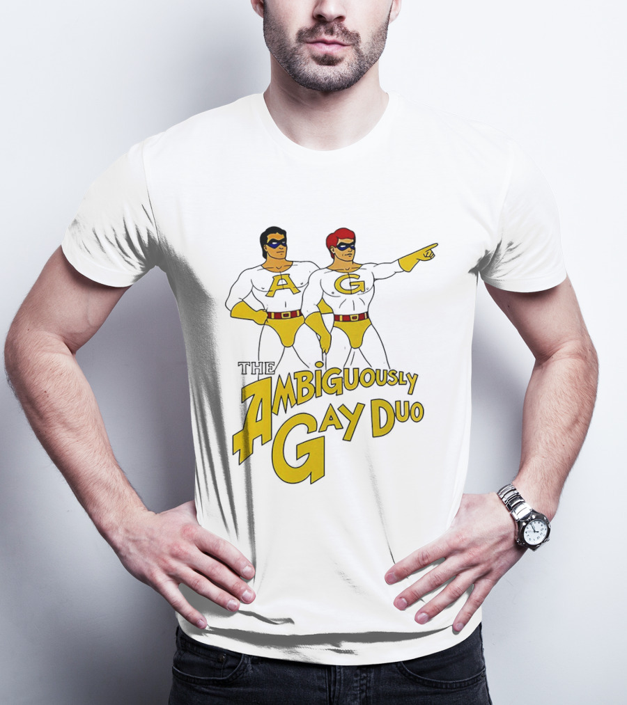 AG The Ambiguously Gay Duo Characters Classic Comic T-Shirt
