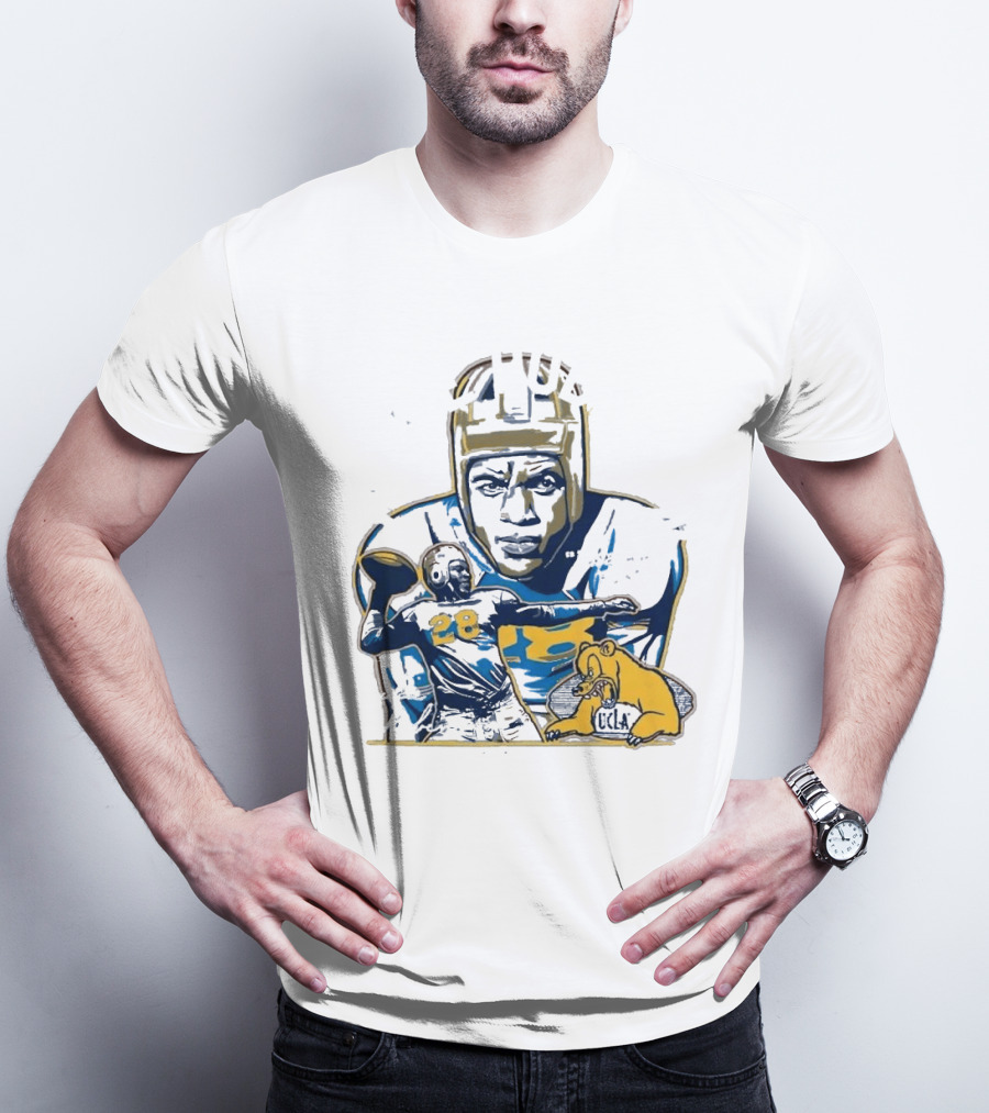 UCLA Football Honor Jackie Robinson Pasadena Flash 2026 Day Bruins 28 T-Shirt
