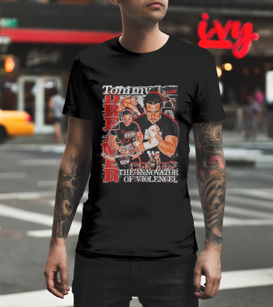 Tommy Dreamer ECW The Innovator Of Violence T-Shirt