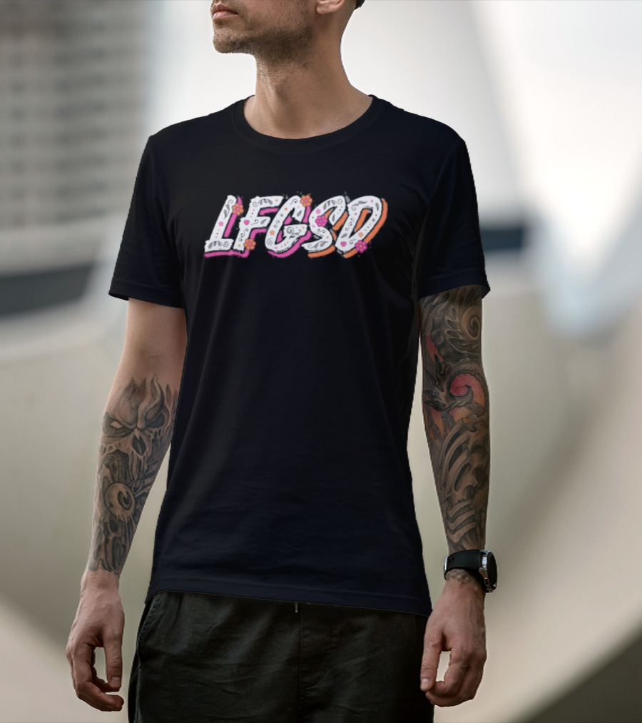 LFGSD Floral Inspired San Diego T-Shirt