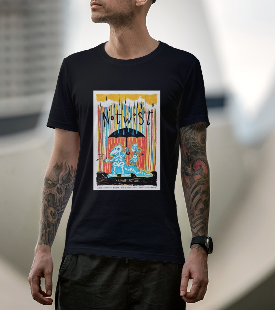 Notwist A Happy Return Tour Italy April 2026 Locomotiv Monk T-Shirt