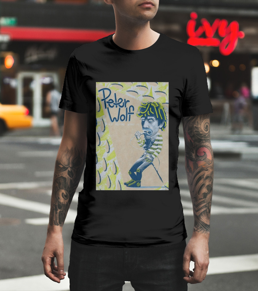 Peter Wolf Apr 17 Fillmore Detroit MI T-Shirt