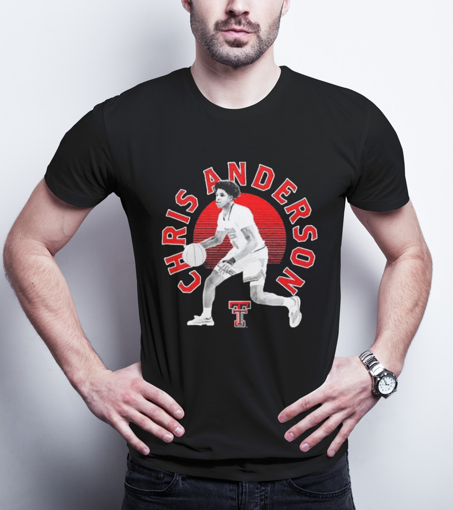 Chris Anderson Texas Tech Red Raiders Basketball Player T-Shirt