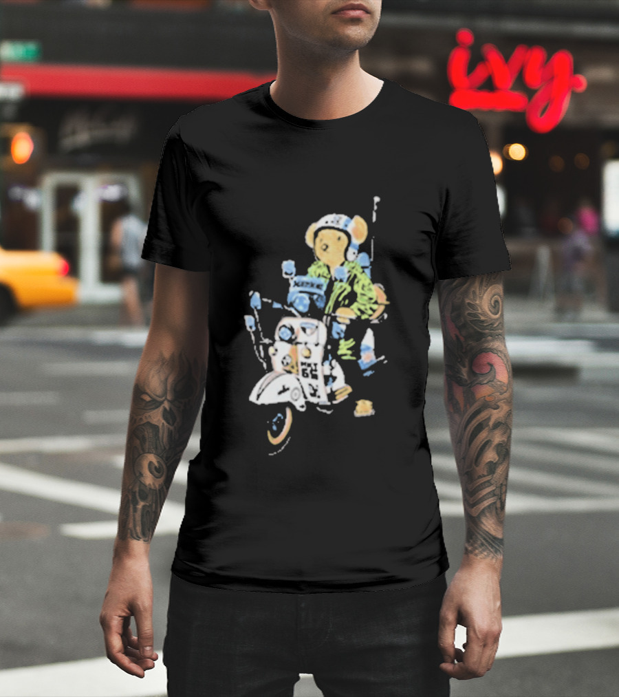The Who X Market Studios Mod Bear Scooter T-Shirt