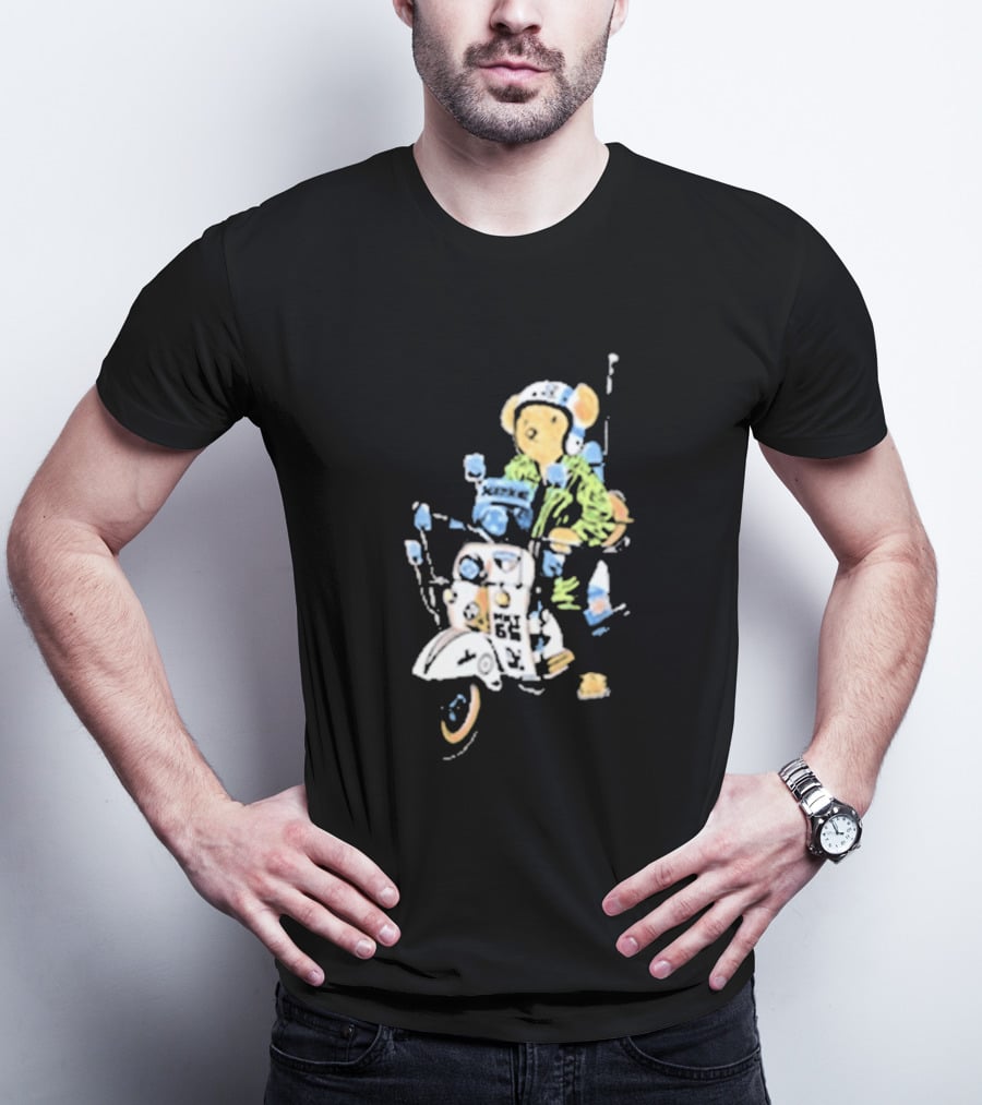 The Who X Market Studios Mod Bear Scooter T-Shirt