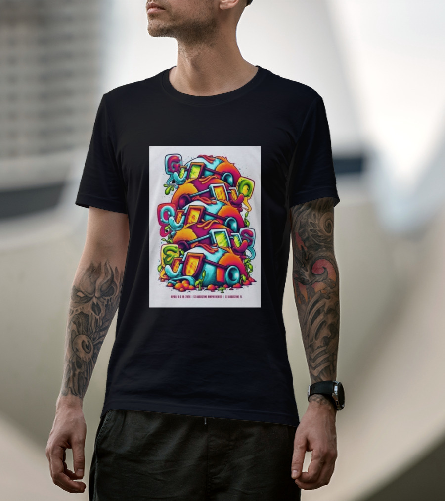 Goose April 18 19 2026 St Augustine Amphitheatre Vibrant Colorful T-Shirt