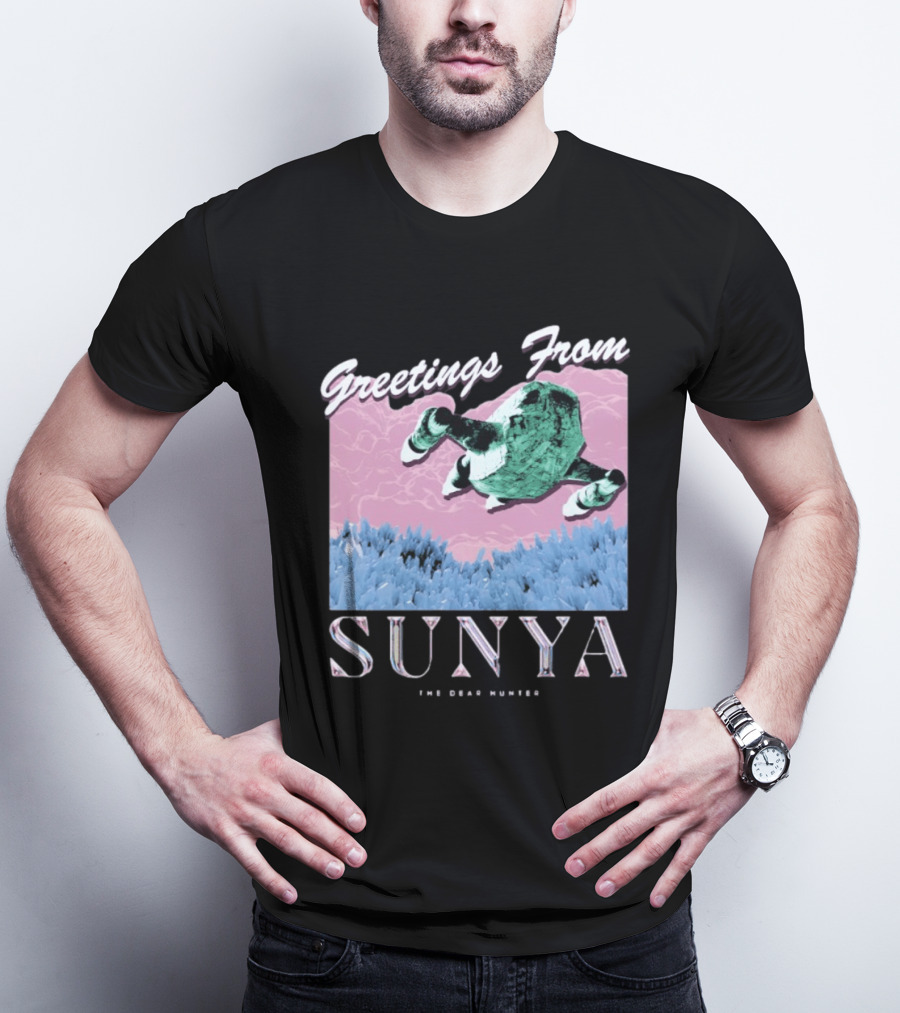 Greetings From Sunya The Dear Hunter Retro Futuristic T-Shirt