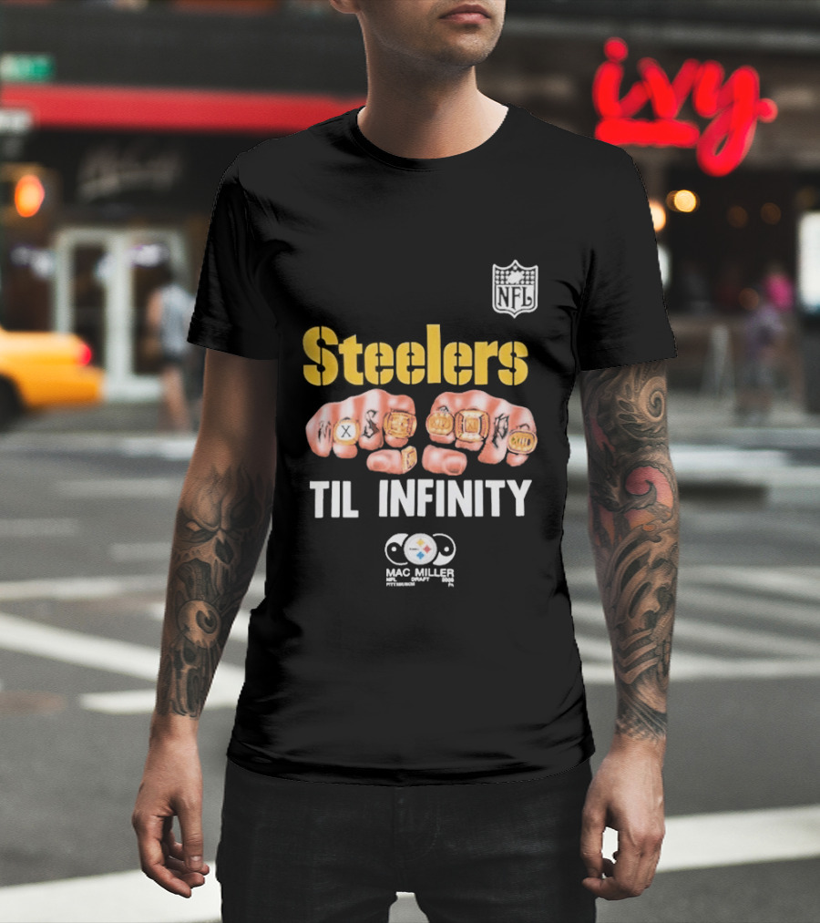 Steelers Til Infinity Mac Miller NFL T-Shirt