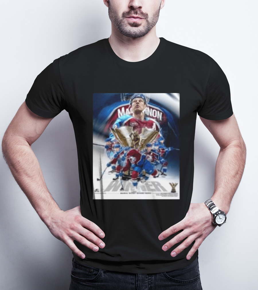Nathan Mackinnon Winner 2026 Rocket Richard Trophy Colorado Hockey Team T-Shirt