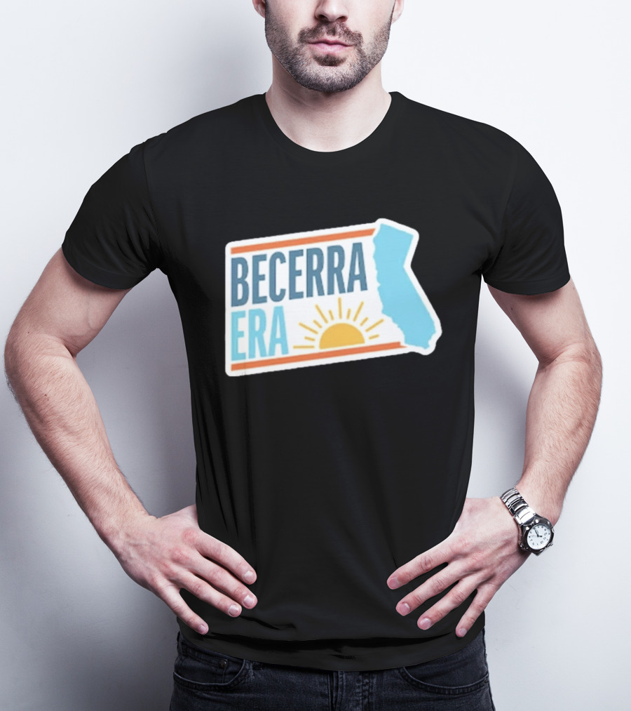 Becerra Era California Celebration Sunburst T-Shirt