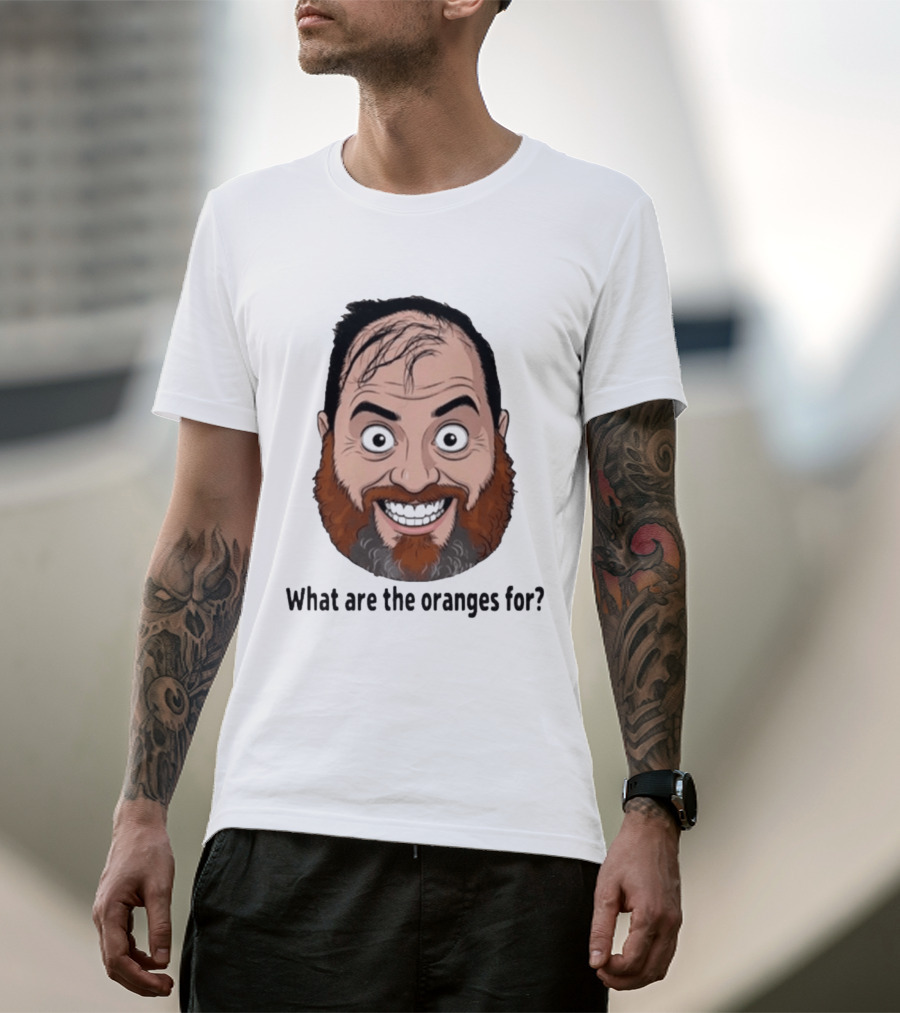 Camelcast What Are The Oranges For Meme Face T-Shirt