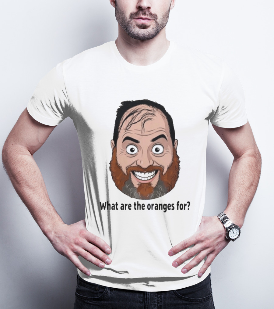 Camelcast What Are The Oranges For Meme Face T-Shirt