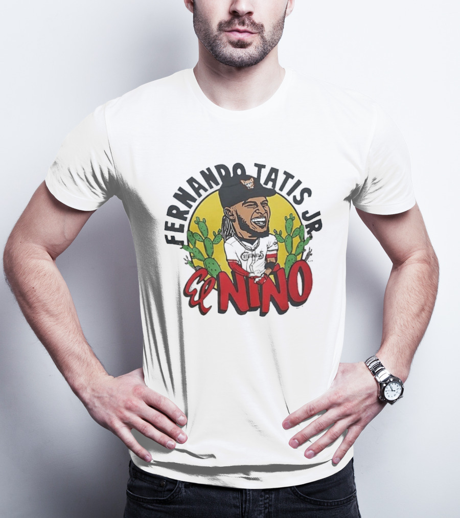 Fernando Tatis Jr El Niño Chihuahuas Cactus MLB Baseball T-Shirt