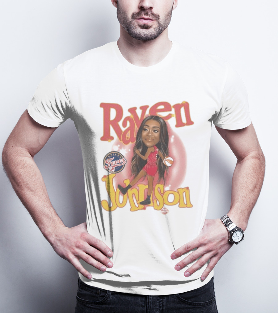Raven Johnson Indiana Fever WNBA Basketball T-Shirt