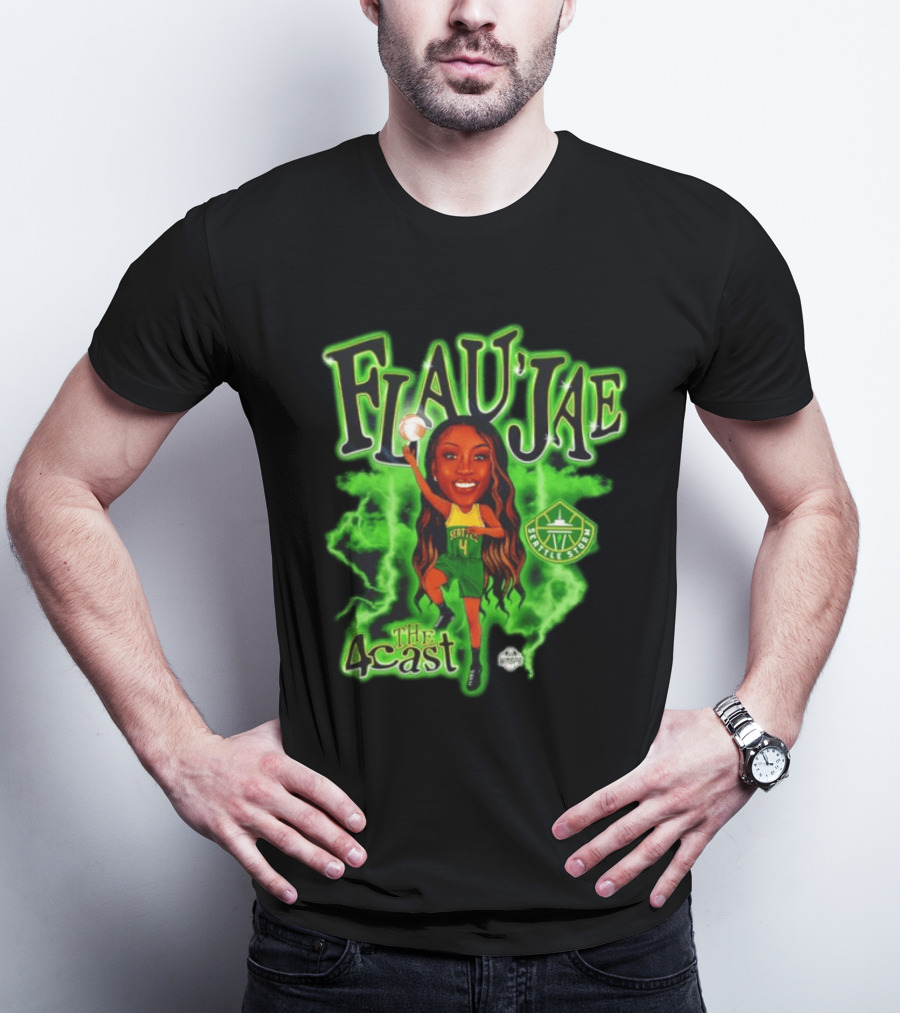 Flau'jae Johnson Seattle Storm The 4cast WNBA T-Shirt
