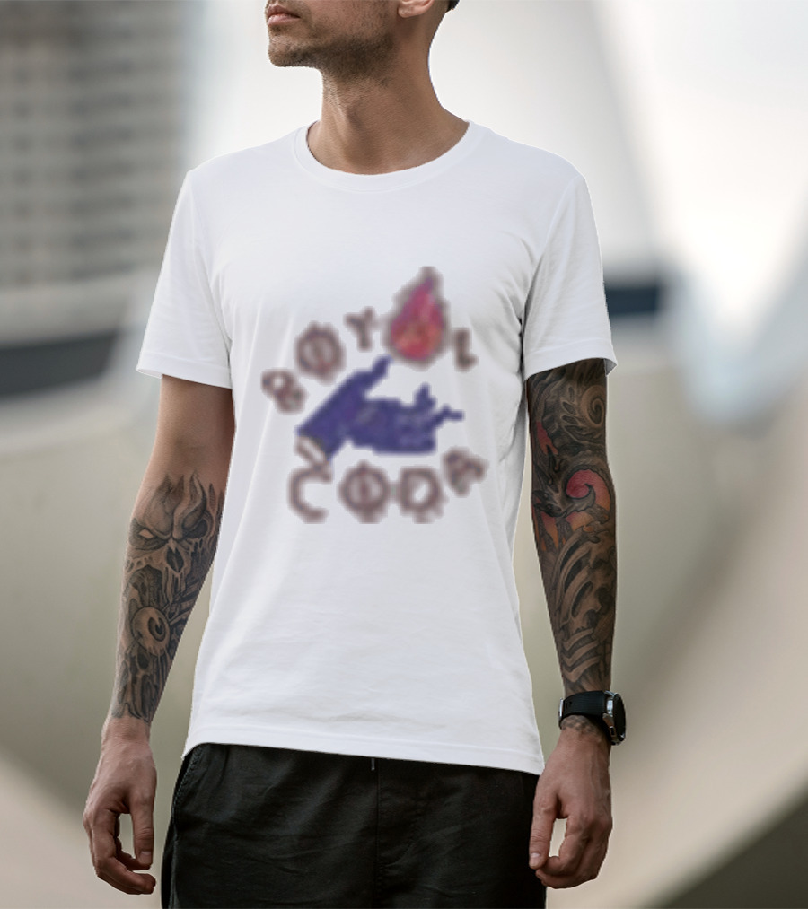 Boys Of Color Indigo Flame And Hand T-Shirt