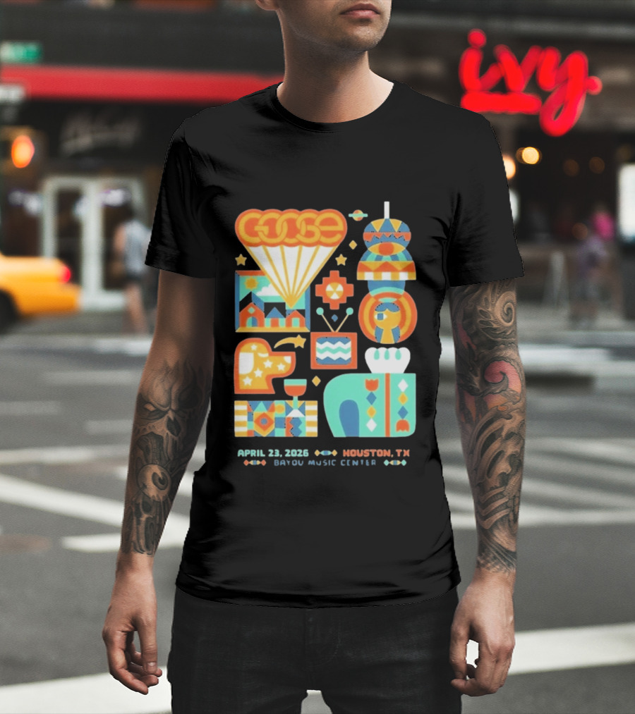 Goose April 23 2026 Houston TX 713 Music Hall Event T-Shirt