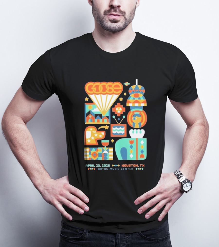 Goose April 23 2026 Houston TX 713 Music Hall Event T-Shirt