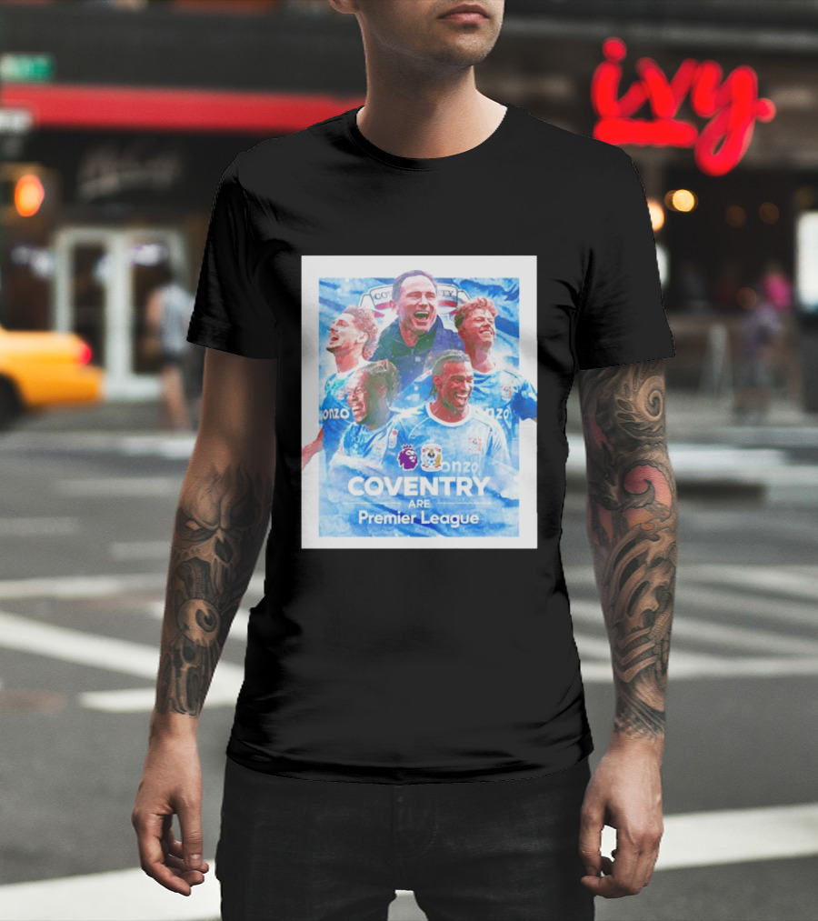 Coventry City FC Premier League Players Coventry Are Premier League T-Shirt